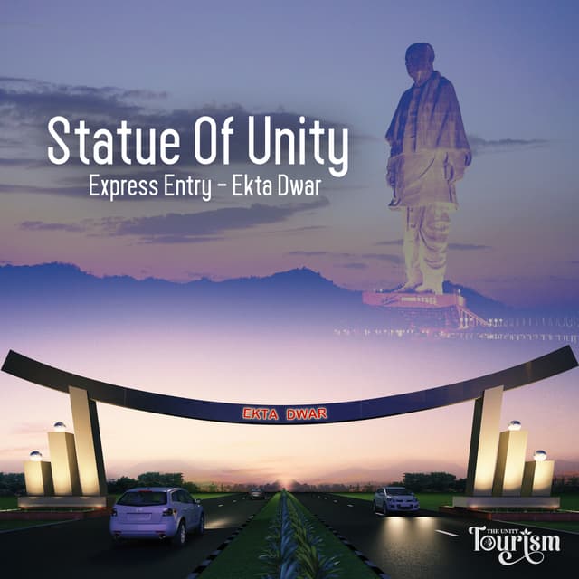 Fast Track Statue of Unity Ticket with Full-Day Transportations Tour